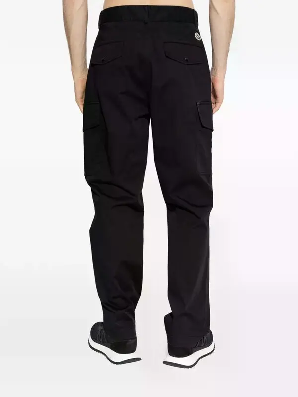 Moncler Cargo Trousers With Logo Patch