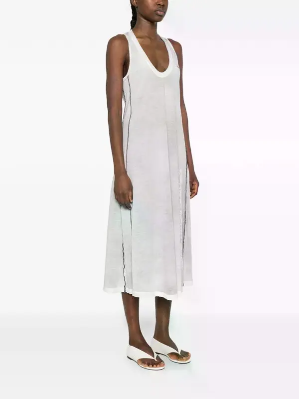 DIESEL® Printed A-line Midi Dress