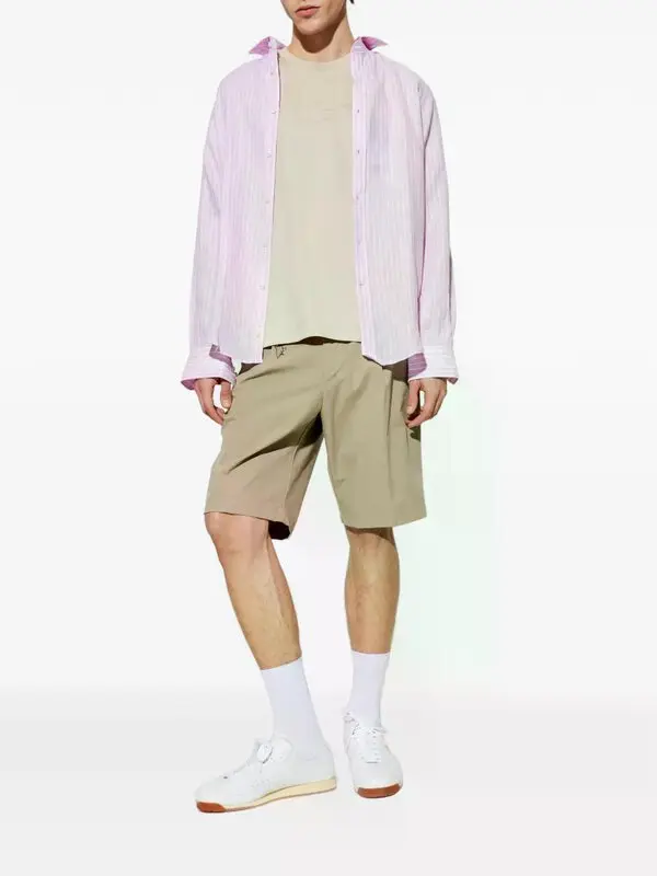 Paul & Shark Logo Charm Pleated Shorts