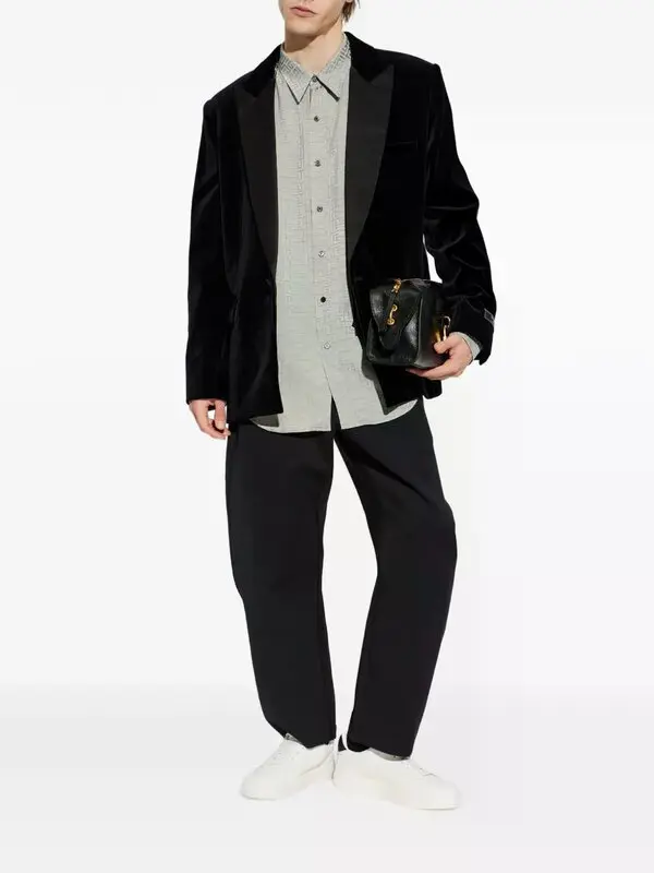 Balmain Pattern Button Shirt - Grey