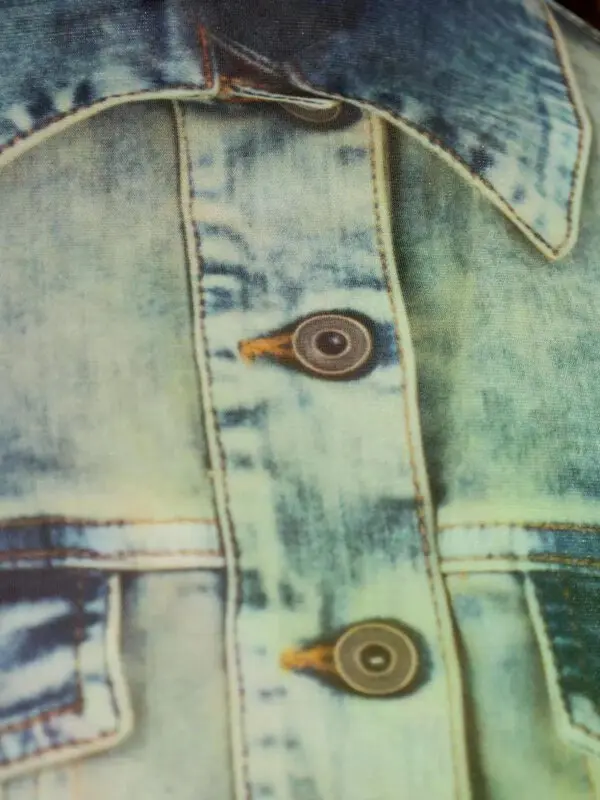 KNWLS Halcyon Buttoned Denim Top