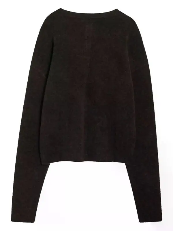 Rick Owens V-neck Wool Sweater