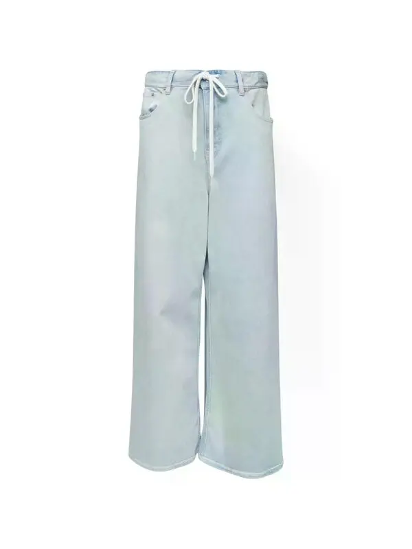 MAISON MARGIELA Five Pocket Drawstring Trousers - Blue