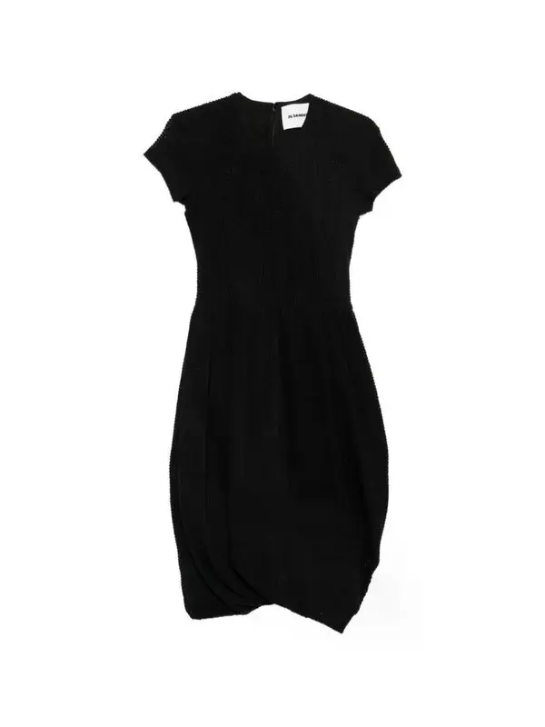 JIL SANDER Textured Midi Dress