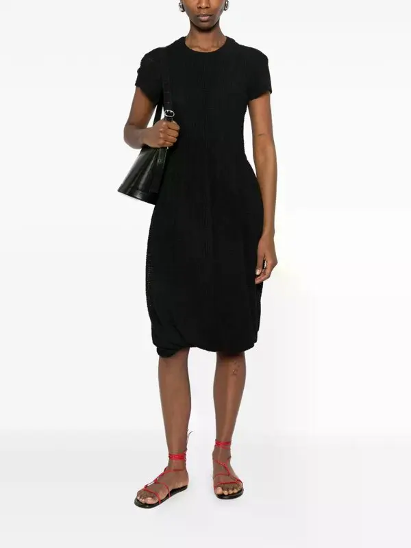 JIL SANDER Textured Midi Dress