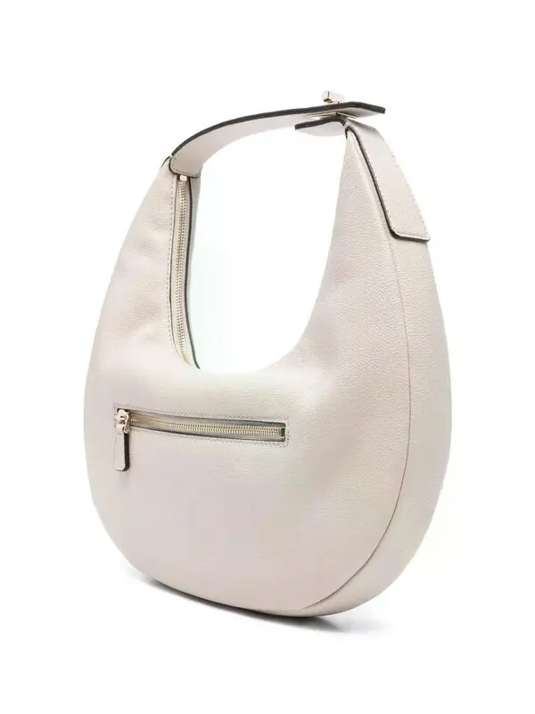 Guess Evie Triangle-logo Shoulder Bag - Neutrals