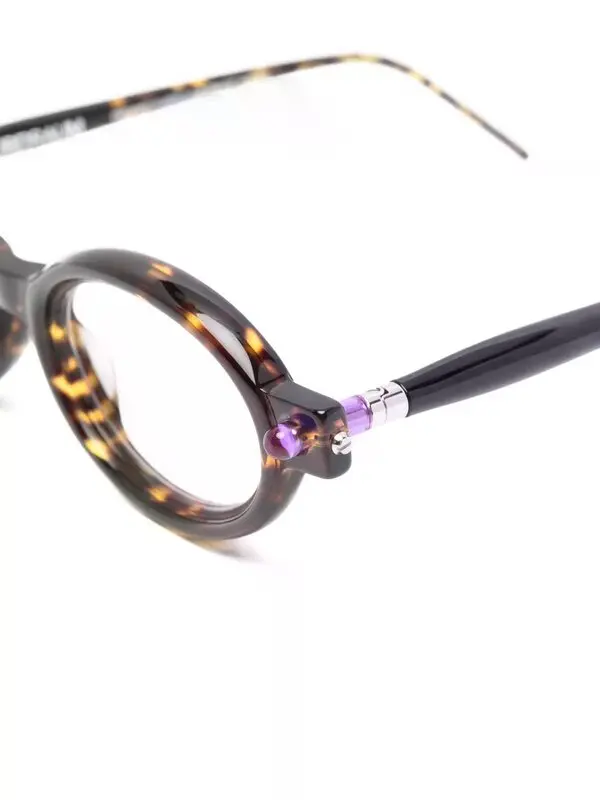 KUBORAUM Round Frame Eyeglasses - Brown