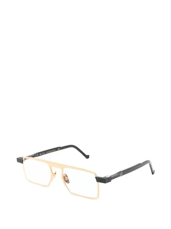 VAVA EYEWEAR Rectangle Frame Eyeglasses - Gold