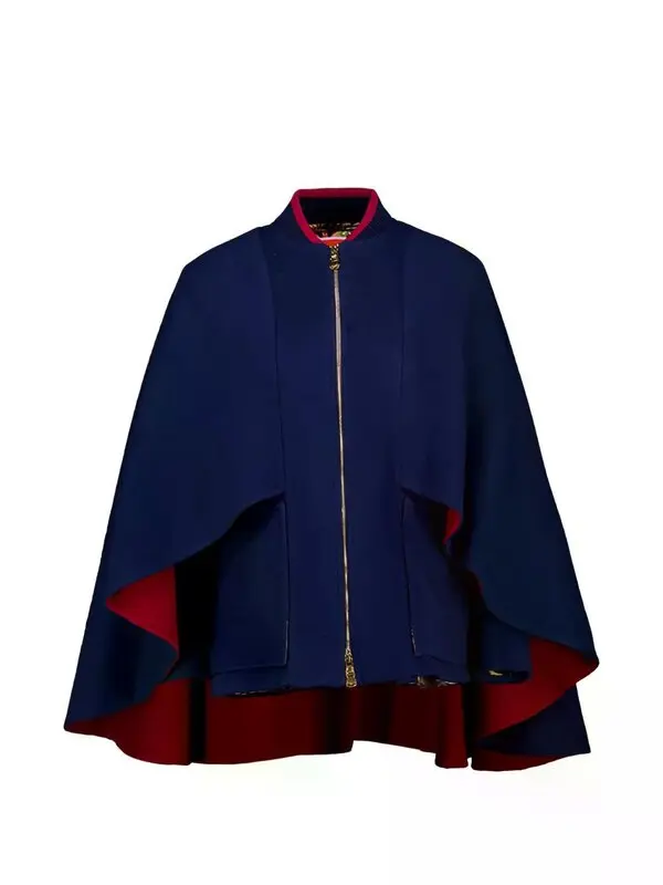 La DoubleJ Zip Fastening Cape
