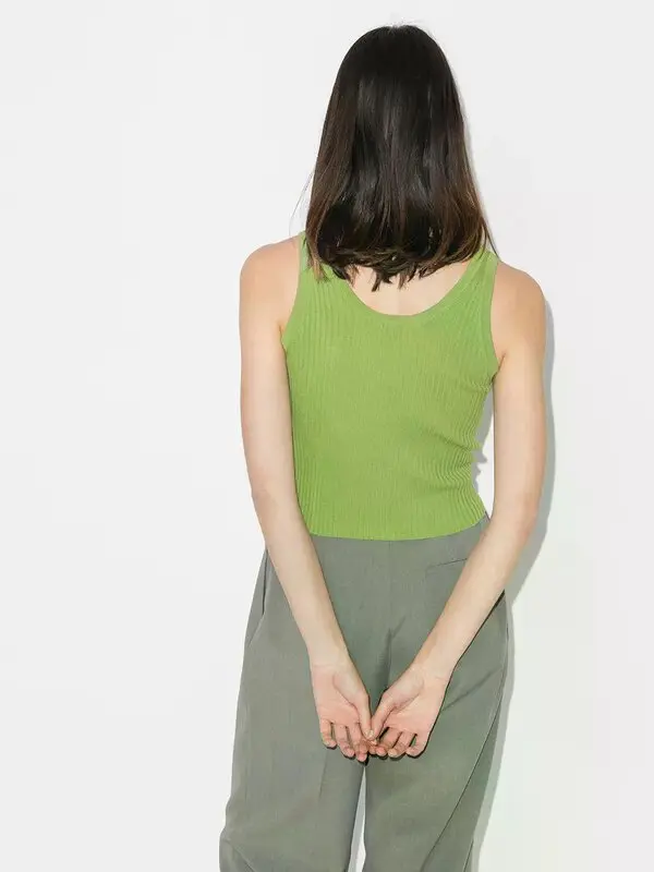 Matériel Ribbed Knit Tank Top