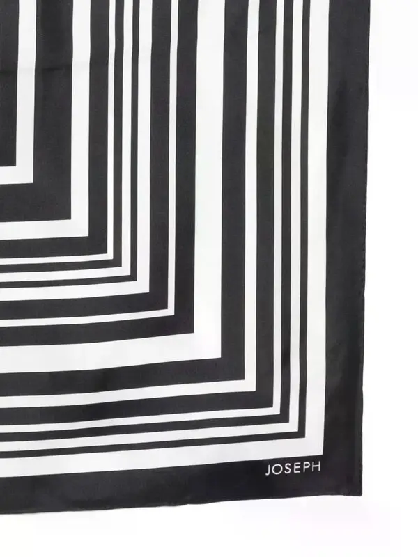 JOSEPH Geometric Silk Scarf