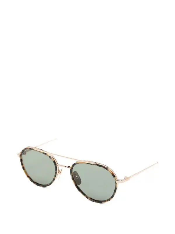 Thom Browne Pilot Frame Sunglasses - Brown