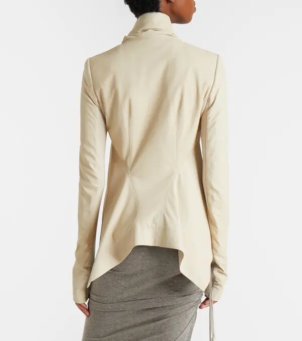 Rick Owens Naska Leather Biker Jacket