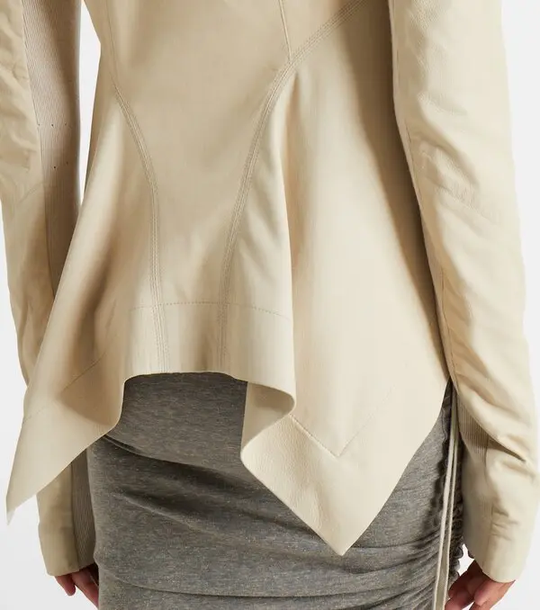 Rick Owens Naska Leather Biker Jacket