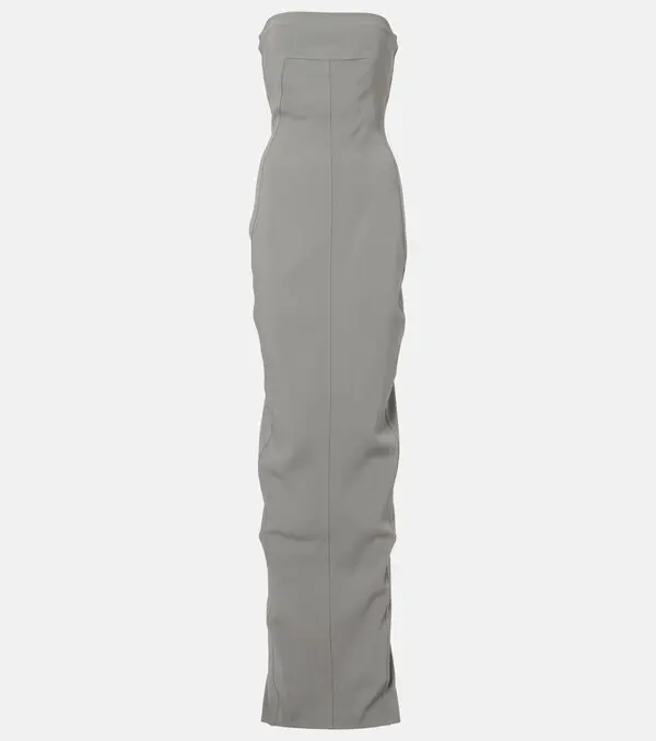 Rick Owens Bustier Gown - Grey