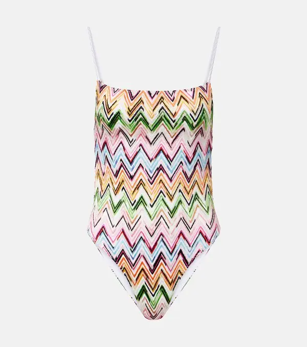 Missoni Zigzag Print One-piece Swimsuit - Multicoloured