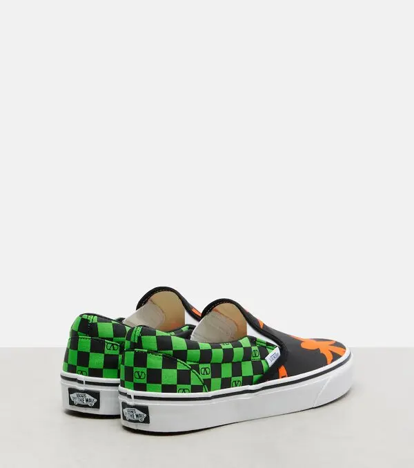 Valentino Garavani X Vans Printed Slip-on Sneakers - Multicoloured