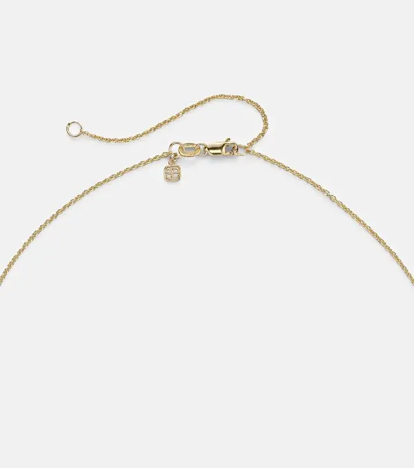SYDNEY EVAN 14kt Yellow Diamond Heart Necklace