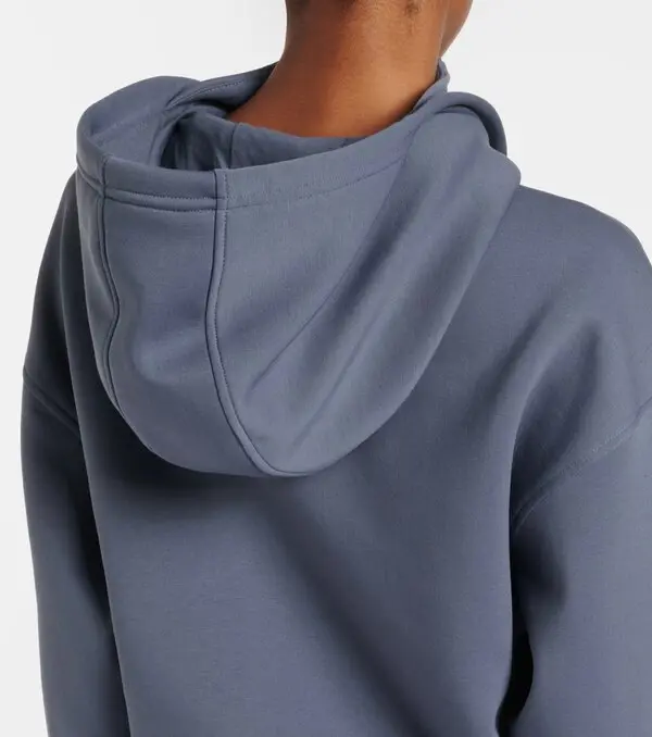 Adidas By Stella McCartney Half-zip Hoodie With Drawstring Hood