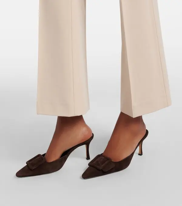 Dorothee Schumacher Cropped Flared Trousers