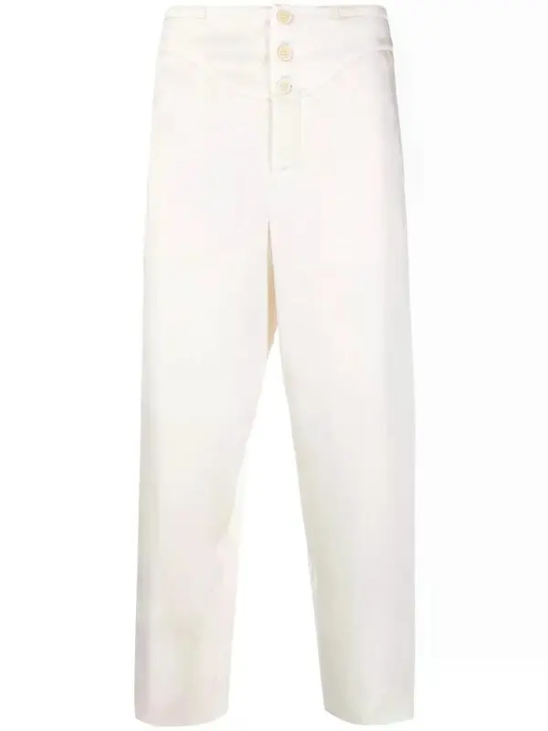Saint Laurent Buttoned Slim Trousers