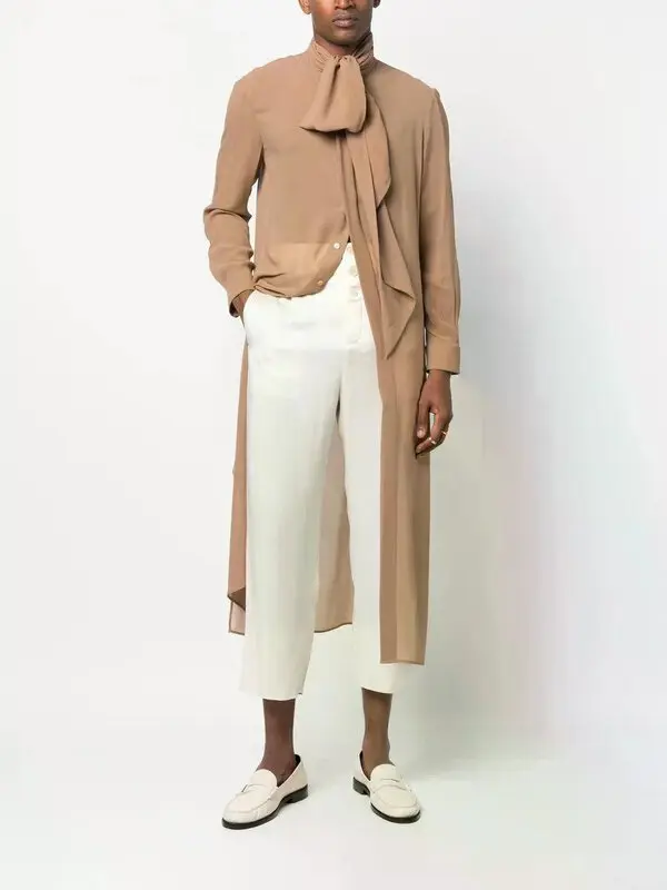 Saint Laurent Buttoned Slim Trousers
