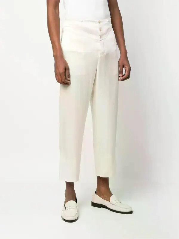 Saint Laurent Buttoned Slim Trousers