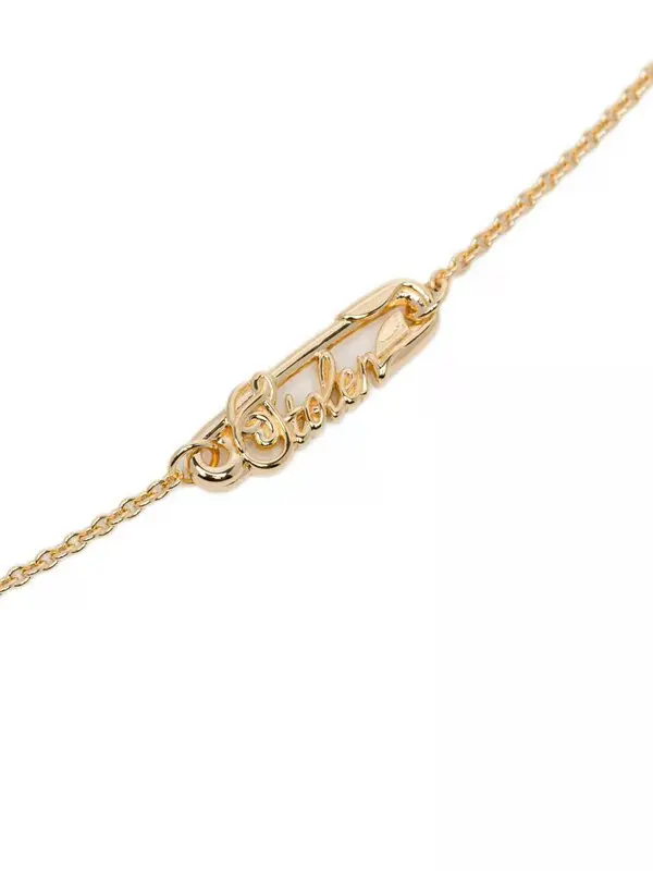 STOLEN GIRLFRIENDS CLUB Scripted-pin Necklace - Gold