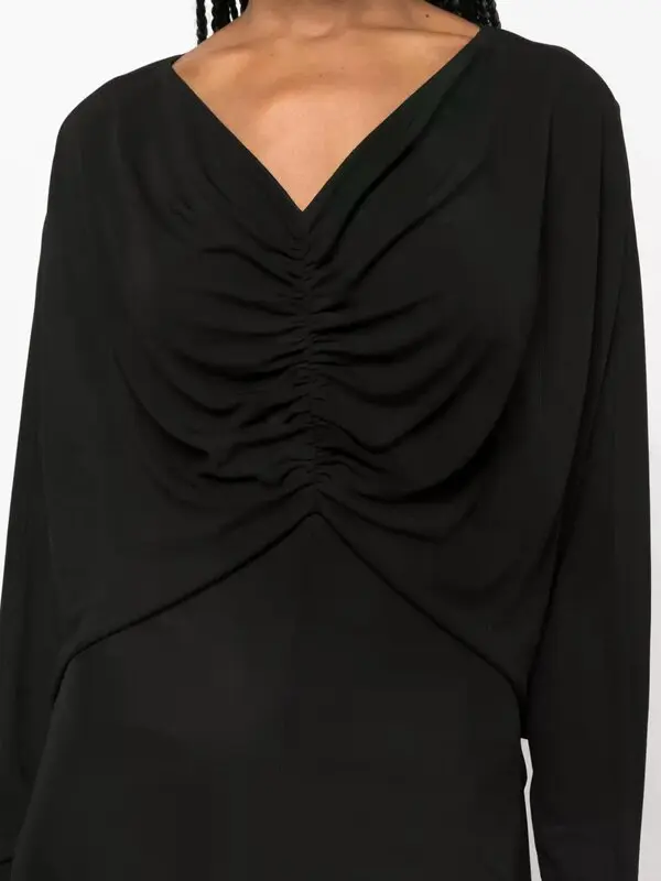 Saint Laurent Draped Maxi Dress