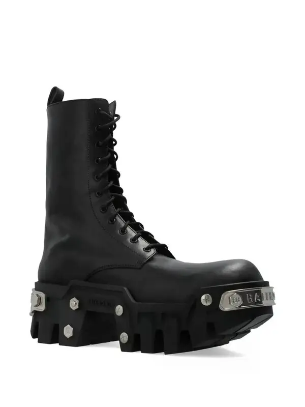 Balenciaga Bulldozer" Lace-up Platform Boots