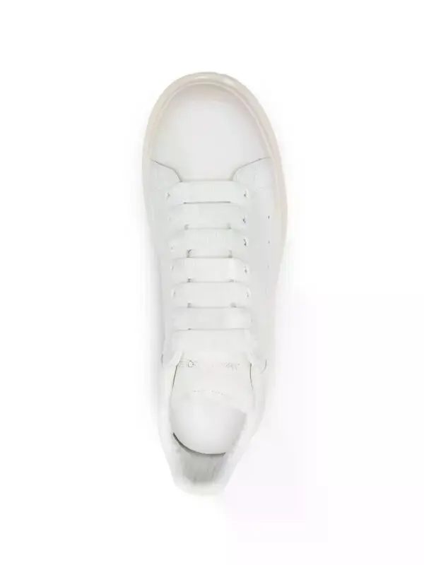 Alexander McQueen Platform Lace-up Sneakers - White