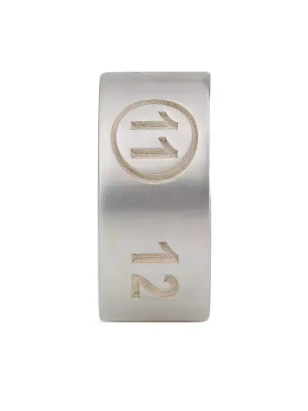 MAISON MARGIELA Sterling Number Reference Ear Cuff - Silver