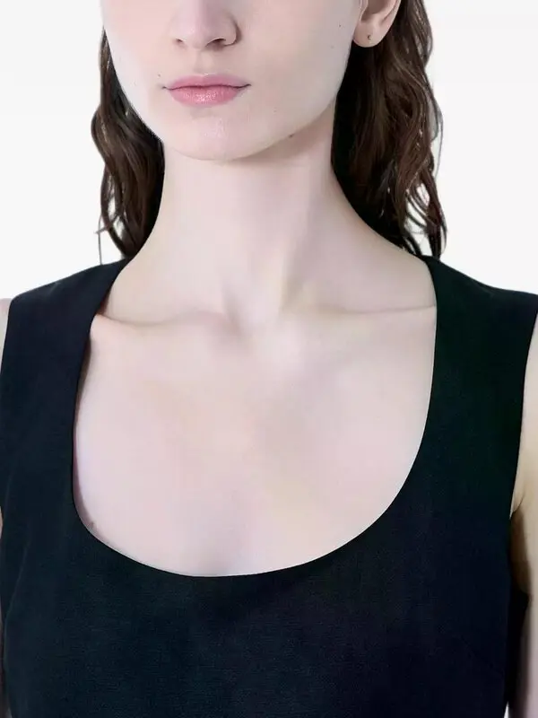 Jacquemus The Tablier Midi Dress - Black