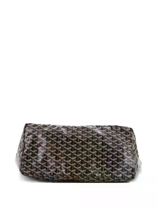 Goyard Saint Louis Gm Coated Canvas Tote Bag - Black