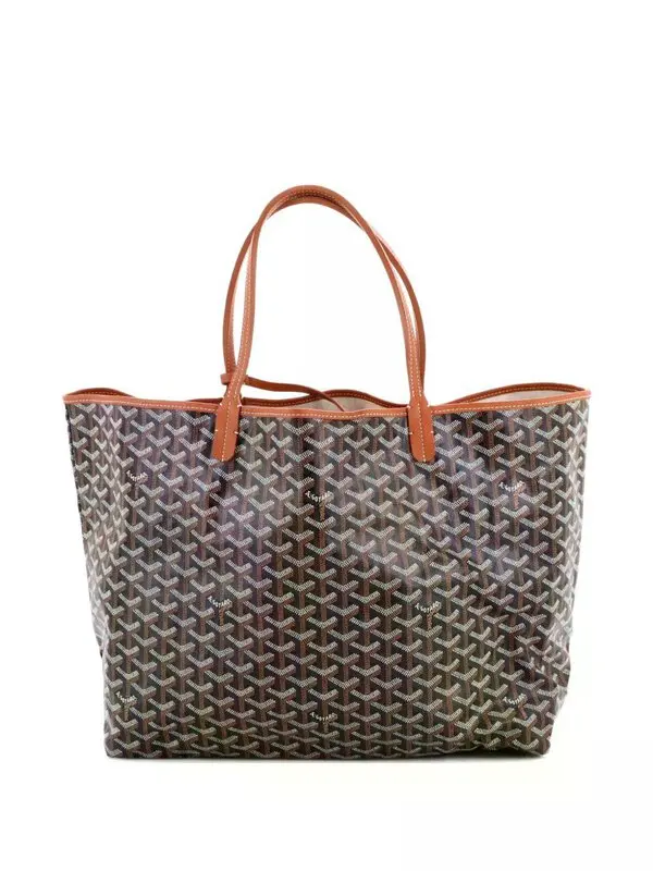 Goyard Saint Louis Coated Canvas Gm Tote Bag - Brown