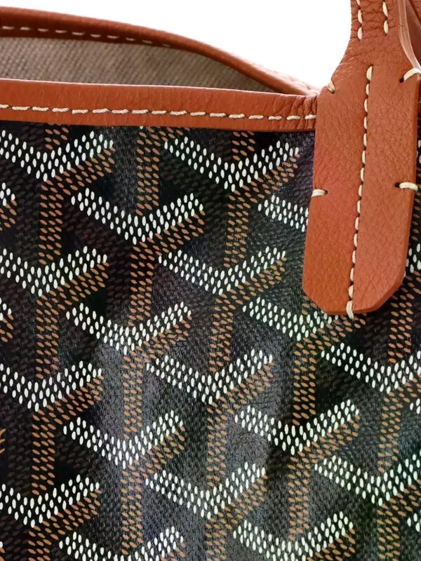 Goyard Saint Louis Coated Canvas Gm Tote Bag - Brown