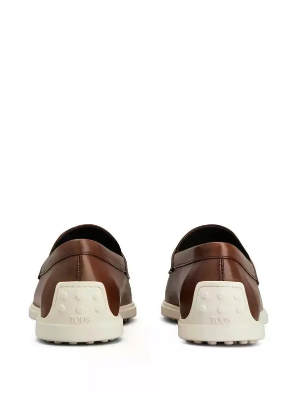 TOD'S Penny Bar Loafers With Embossed Logo