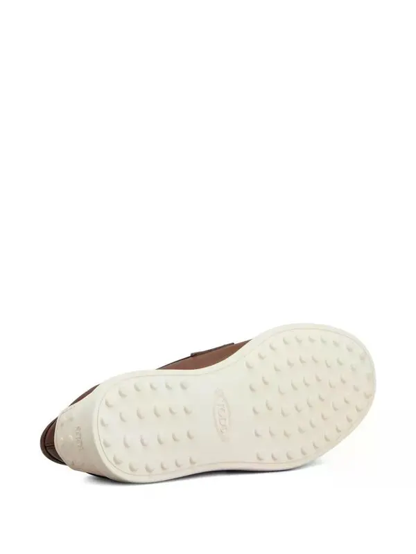 TOD'S Penny Bar Loafers With Embossed Logo