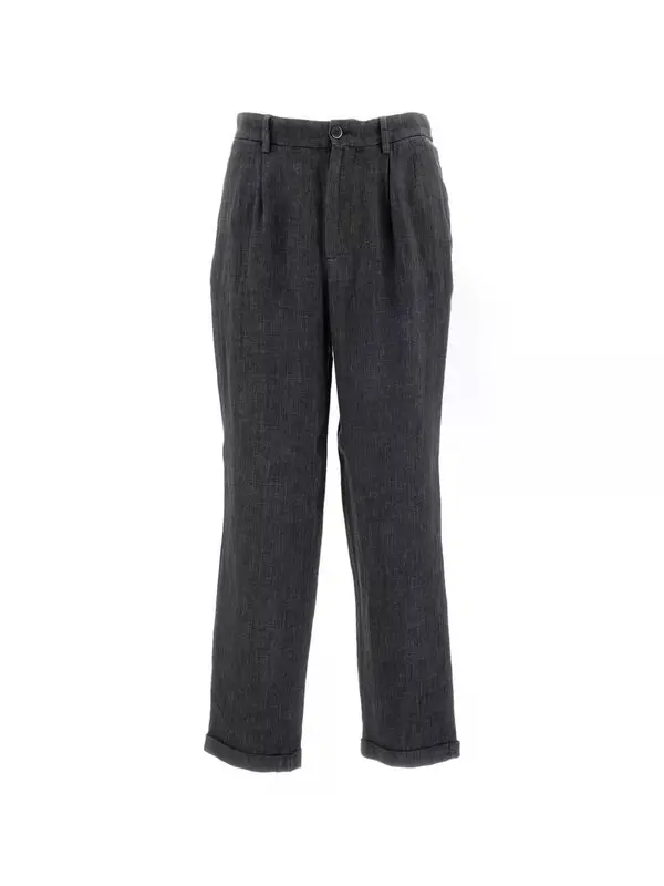 Barena Venezia Pleated Cuffed Trousers - Grey