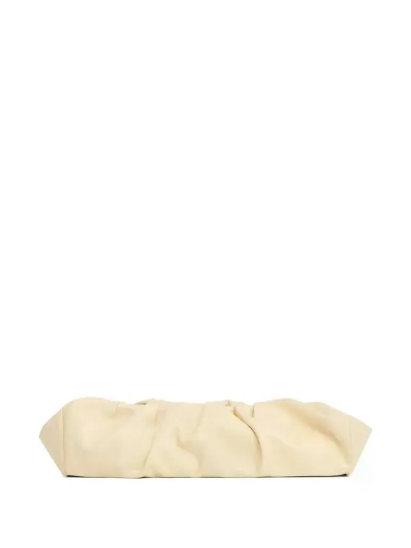 MANSUR GAVRIEL Cloud Ruched Clutch - Neutrals