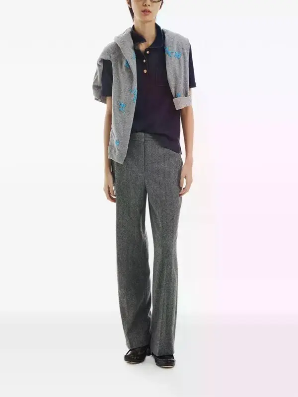 CRUSH COLLECTION Chest Pocket Polo Top
