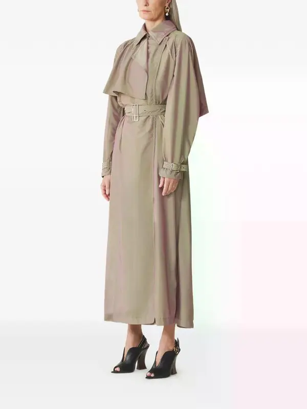 LANVIN Belted Buckle-cuffs Trench Coat