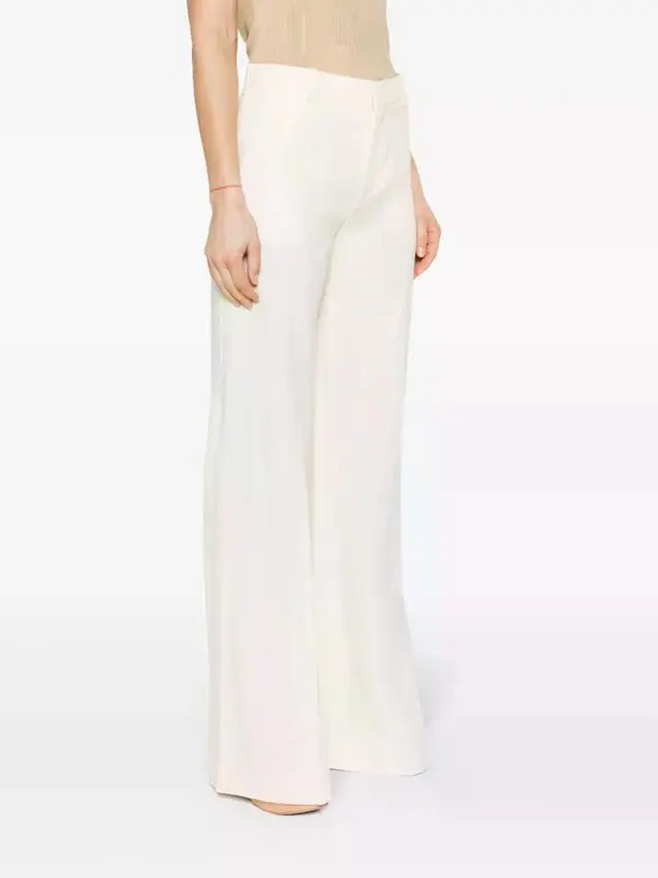 Chloé Wide-leg Linen Trousers
