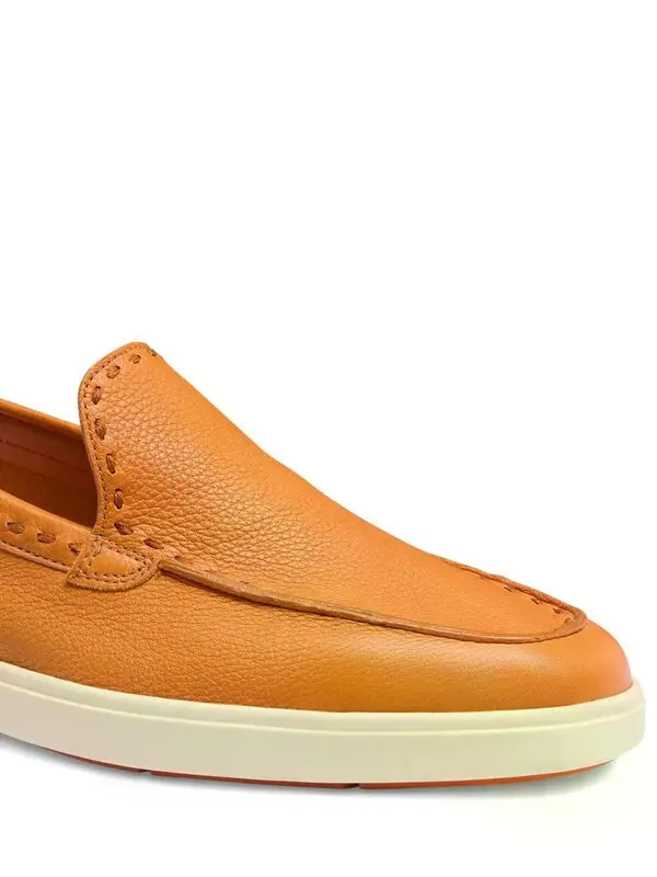 Santoni Round-toe Loafers