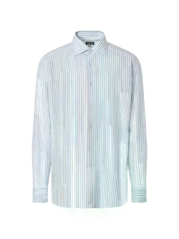 Zegna Striped Cotton Shirt