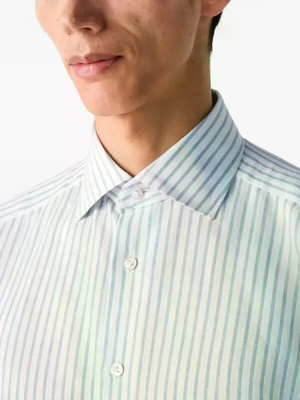 Zegna Striped Cotton Shirt