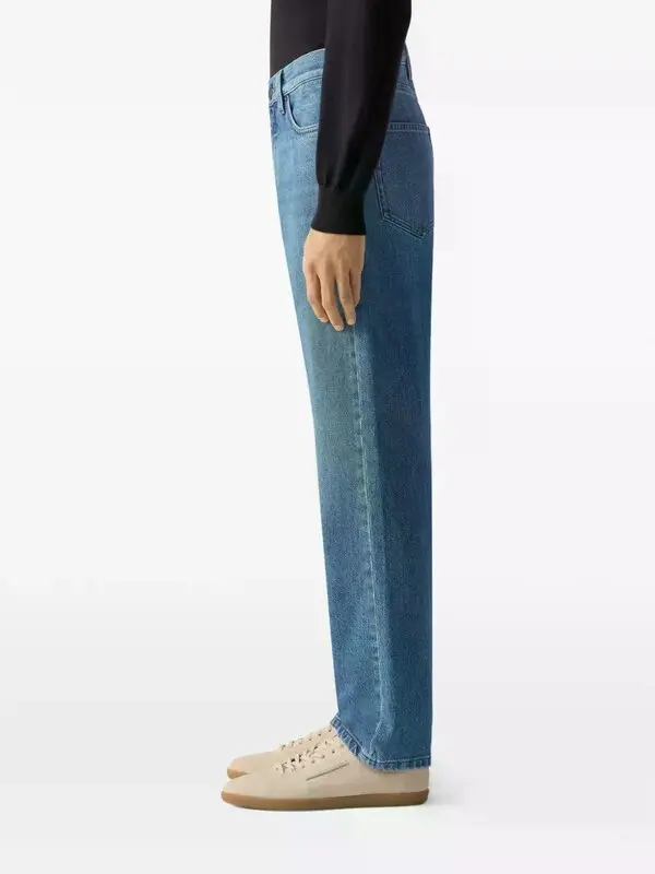 Zegna Roccia Jeans In Light Wash Denim
