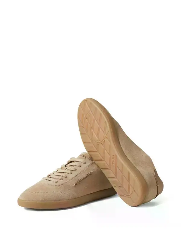 Zegna Lace-up Sneakers - Neutrals