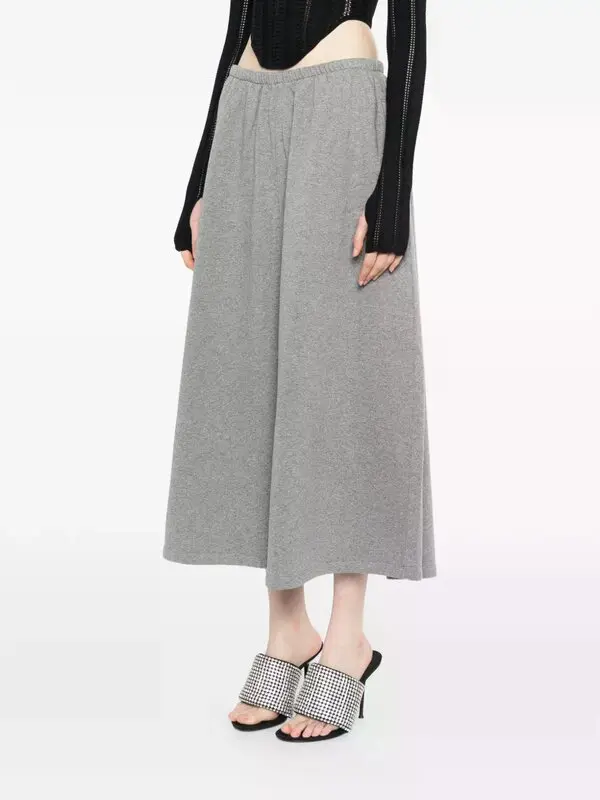 Alexander Wang Cotton Terry A-line Midi Skirt