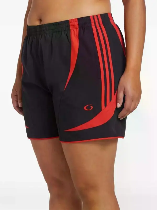 Balenciaga Soccer Swim Shorts - Black
